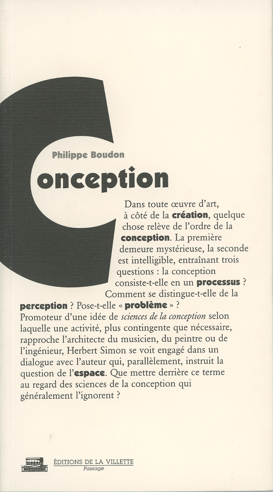Conception - Éditions de la Villette