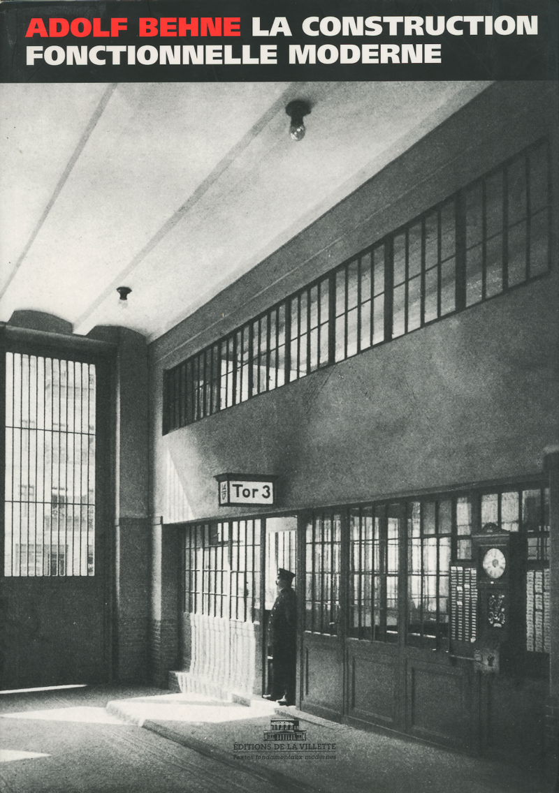 La Construction fonctionnelle moderne - Éditions de la Villette