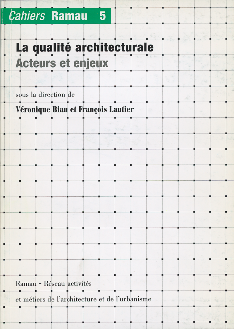 Cahiers Ramau 5 - Éditions de la Villette